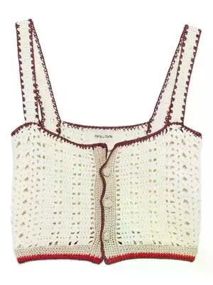 FORTE_FORTE Crochet Button Top