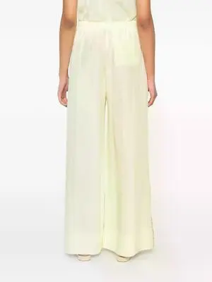 FORTE_FORTE Drawstring Scalloped Trousers