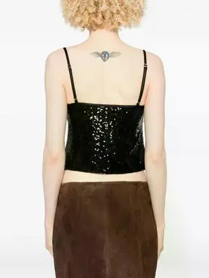 Versace Sequin Embellished Top