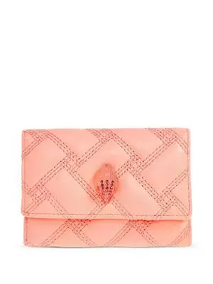 Kurt Geiger Kensington Embellished Leather Wallet - Pink