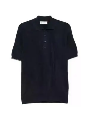 Brunello Cucinelli Ribbed Polo Shirt