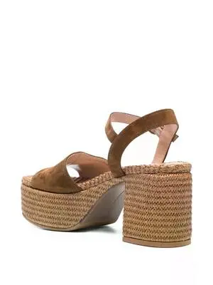 GIANVITO ROSSI Suede Platform Sandals