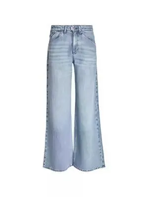 PNTS Wide-leg Panelled Jeans