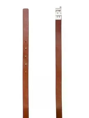 ERL Logo Plaque Belt - Brown