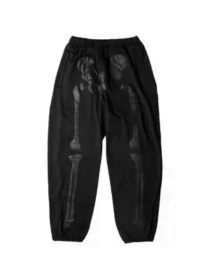 TAKAHIROMIYASHITA THESOLOIST. Bone-motif Track Pants - Black