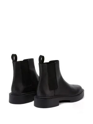 GIUSEPPE ZANOTTI Jeremiah Elastic Leather Chelsea Boots - Black