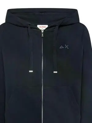SUN 68 Logo-detail Hoodie - Blue