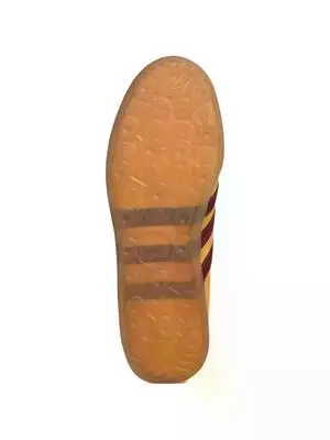 Adidas Gazelle Lo Pro Striped Lace-up Sneakers - Yellow