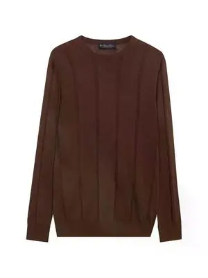 Brooks Brothers Ribbed Crew-neck Sweater
