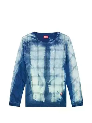 DIESEL® T-anton Check-pattern T-shirt