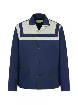 Marni Stripe Yoke Cuban Blazer