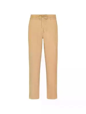 Vilebrequin Drawstring Linen Trousers - Neutrals