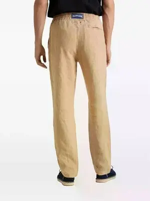 Vilebrequin Drawstring Linen Trousers - Neutrals