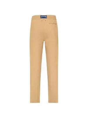 Vilebrequin Drawstring Linen Trousers - Neutrals