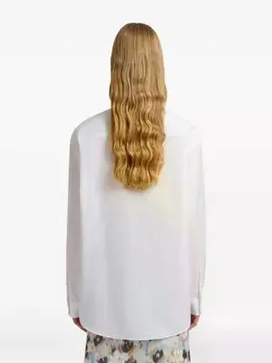 Marni D-ring Logo Organic Cotton Poplin Shirt