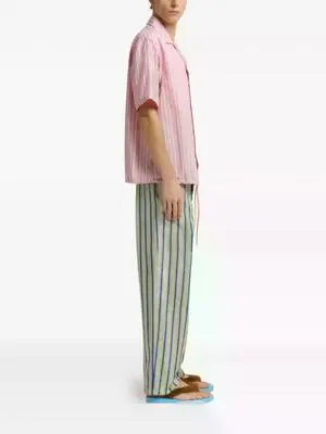 Marni Striped Wide-leg Trousers