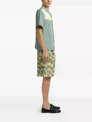 Marni Floral Pleated Shorts