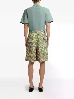 Marni Floral Pleated Shorts