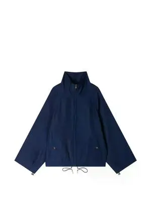 Sandro Drawstring High-neck Zip-up Jacket