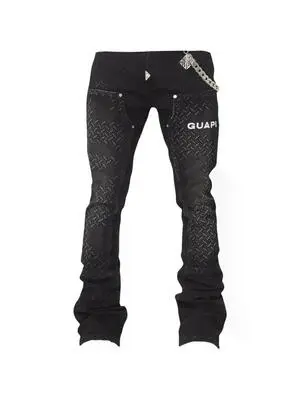 GUAPI Textured Carpenter Jeans