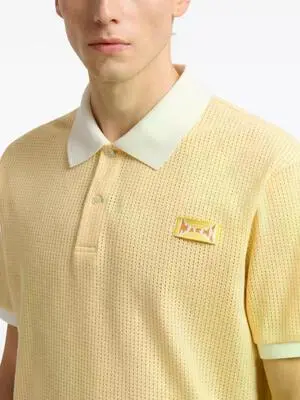 Marni Interlock Polo Shirt With Jacquard Motif