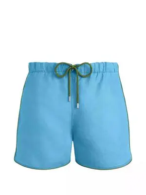 Vilebrequin Drawstring Linen Swim Shorts - Blue