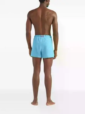 Vilebrequin Drawstring Linen Swim Shorts - Blue