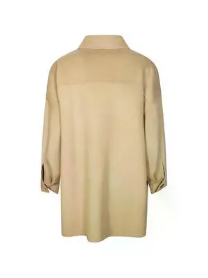 Max Mara Buttoned Flap-pocket Coat