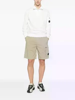 C.P. COMPANY Logo-patch Cargo Shorts