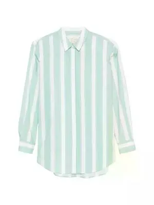 MC2 SAINT BARTH Brigitte Striped Shirt - Green