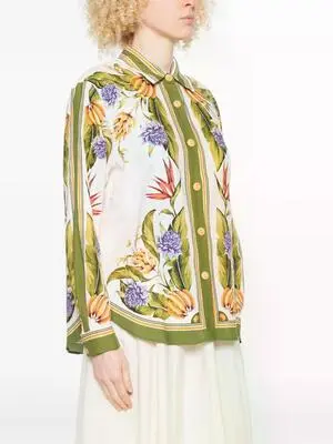 Farm Rio Floral-print Shirt