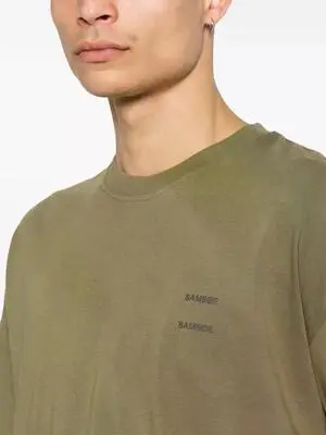 SAMSOE SAMSOE Joel Logo Short-sleeve T-shirt - Green