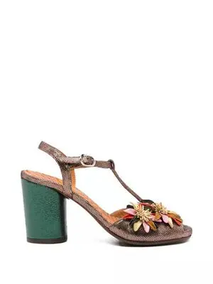 Chie Mihara Floral-appliqué Sandals