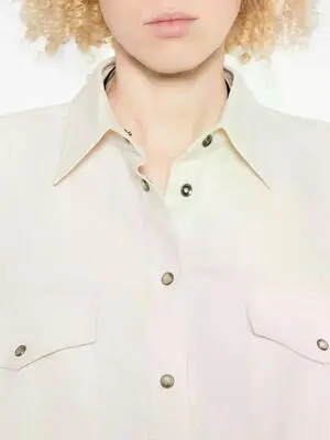 Brunello Cucinelli Flap-pocket Drawstring Shirt - Neutrals