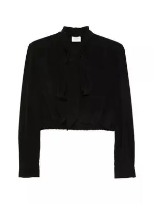 Saint Laurent Tie Blouse