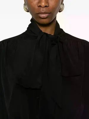 Saint Laurent Tie Blouse