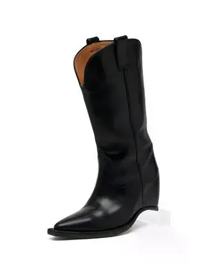 MAISON MARGIELA Heel-less Western Boots - Black