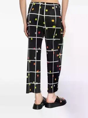 Issey Miyake Crossing Dots Pleated Trousers