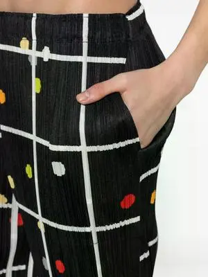 Issey Miyake Crossing Dots Pleated Trousers
