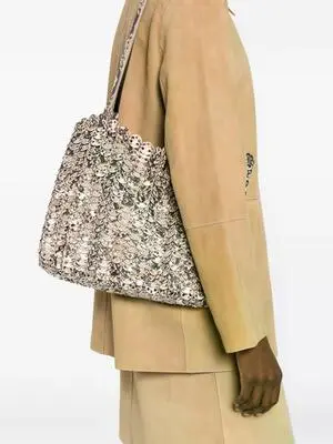 Rabanne 1969 Flip Reversible Disc-embellished Shoulder Bag
