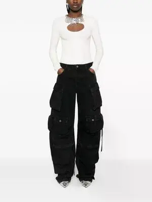 Rabanne Cutout Long-sleeve Blouse