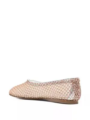 FORTE_FORTE Woven Ballet Flats - Silver