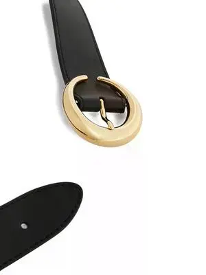 Rabanne Ring-buckle Leather Belt