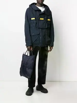 PORTER-YOSHIDA & CO Logo-patch Zipped Backpack