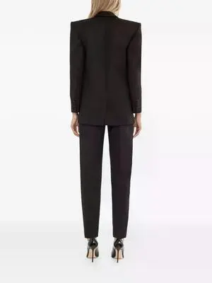 NISSA Wool Tuxedo Blazer