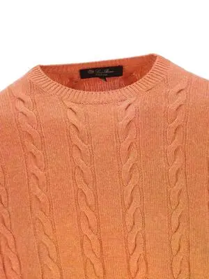 Loro Piana Cable Knit Cashmere Sweater