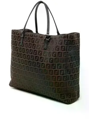 Fendi 2000-2010 Zucchino Canvas Tote Bag