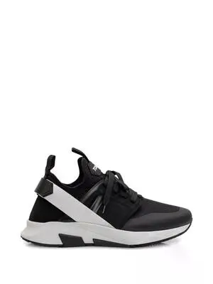 TOM FORD Jago Leather Sneakers - Black