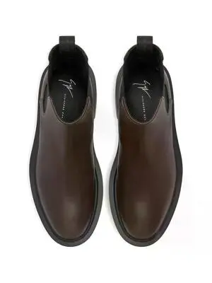 GIUSEPPE ZANOTTI Jeremiah Elastic Side Boots - Brown