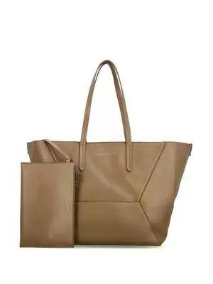 Brunello Cucinelli Leather Tote Bag - Brown